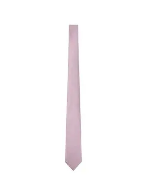Giorgio Armani Geometric-pattern Neck Tie - Pink