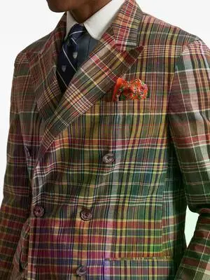 Polo Ralph Lauren Double-breasted Checked Jacket