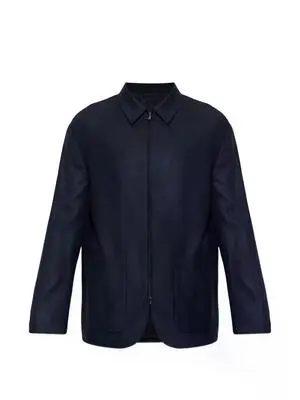 Giorgio Armani Herringbone Shirt Jacket