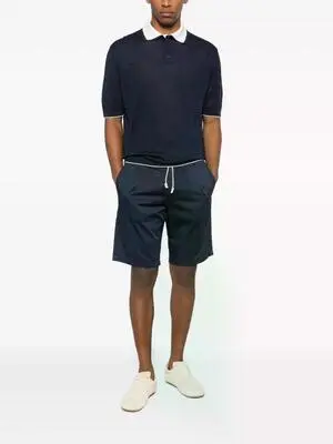 Eleventy Trim-collar Polo Shirt