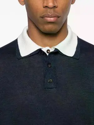 Eleventy Trim-collar Polo Shirt