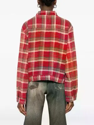 R13 Plaid Shirt Jacket