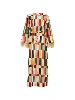 ALEMAIS Patterned Maxi Dress