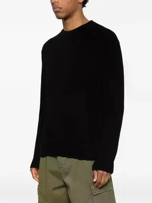 LANEUS Crew-neck Long-sleeve Sweater