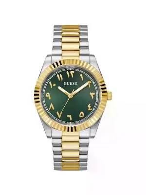Guess 42mm Two-tone Watch - Green