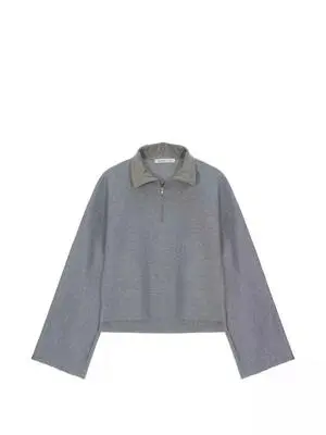Carven High-neck Half-zip Sweatshirt