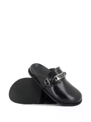 Zadig&Voltaire Buckled Leather Mules