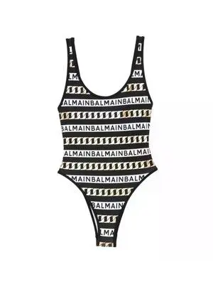 Balmain Logo Swimsuits