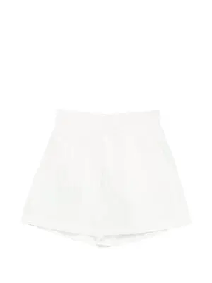 P.a.r.o.s.h Elasticated Waistband Shorts - White