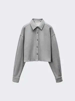 Alexander Wang Cropped Button-down Shirt