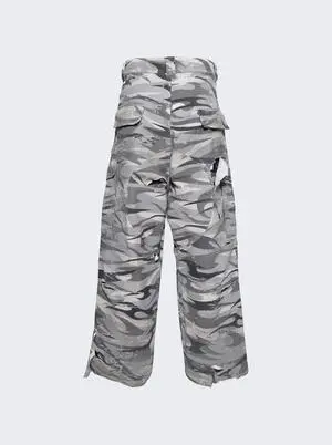 Balenciaga Large Camouflage Cargo Pants