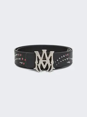 Amiri Ma Studded Leather Belt - Black