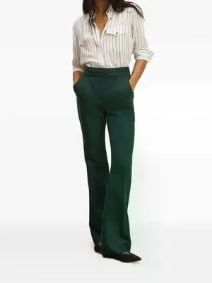 Veronica Beard Melvin Tailored Trousers - Green