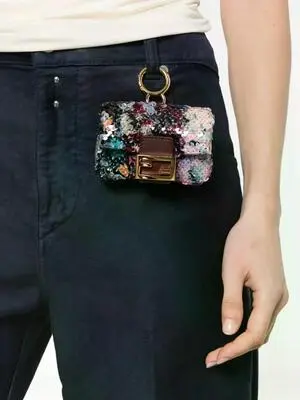 Fendi Nano Baguette Crossbody Bag