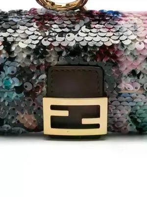 Fendi Nano Baguette Crossbody Bag