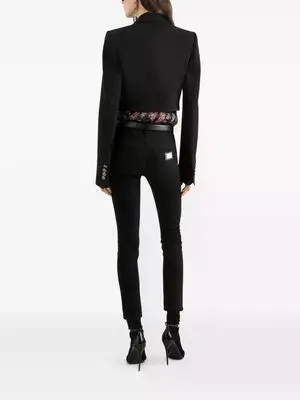 Dolce & Gabbana Metal-plaque Jeans