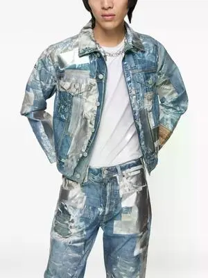 Acne Studios Patchwork Denim Jacket