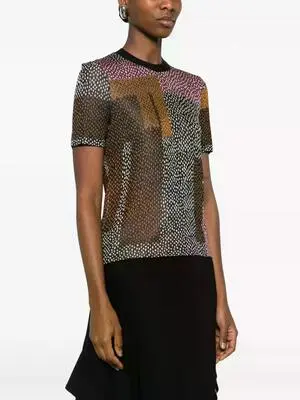 Fendi Geometric-pattern T-shirt