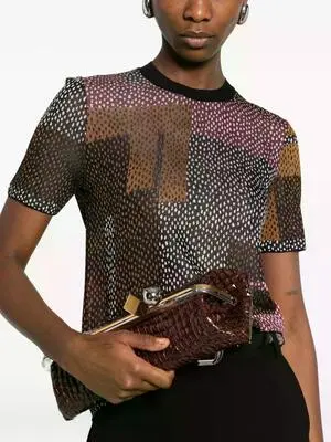 Fendi Geometric-pattern T-shirt