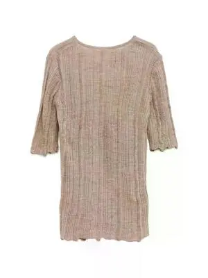 LAUREN MANOOGIAN Ribbed Knit Top