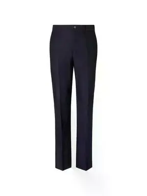 Fendi Logo-detail Trousers - Blue