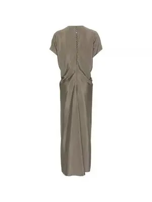 ALYSI V-neck Buttoned Maxi Dress