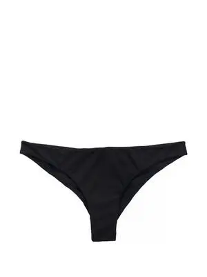 BEACH BUNNY Zoey Zip Bikini Bottom - Black