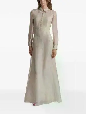 Alberta Ferretti Floral-print Maxi Dress