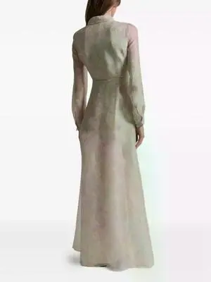 Alberta Ferretti Floral-print Maxi Dress