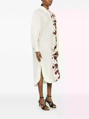 Khaite Gloria Floral-print Shirt Dress