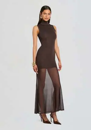 SEROYA Amine Knit Maxi Dress