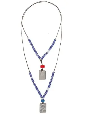 Dsquared2 Logo Plaque Necklace - Multicolour