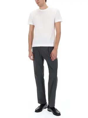 Herno Wool Blend Tailored Trousers - Grey