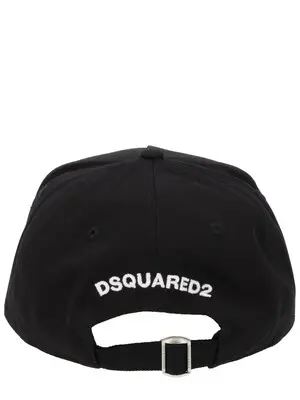 Dsquared2 Iconique Baseball Cap - Black