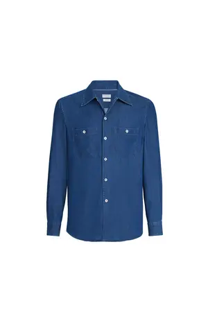 Brunello Cucinelli Lightweight Denim Shirt