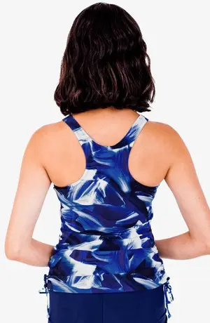CALYPSA Tankini Top With Swim Shorts Set