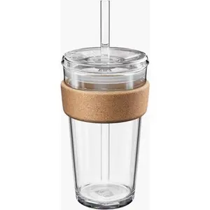 KEEPCUP Cold Cup Cork With Coffee Straw - Clear