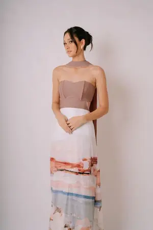 SAN MALO Bajareque Printed Maxi Dress