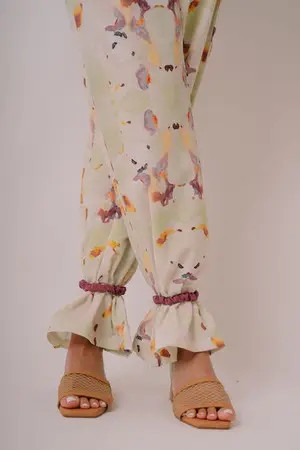 SAN MALO Lara Adjustable Printed Trousers