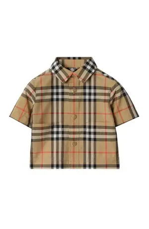 Burberry Check Cotton Two-piece Set