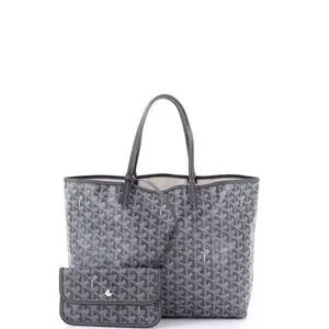 Goyard Saint Louis Tote Coated Canvas Pm - Grey