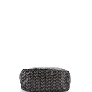 Goyard Saint Louis Tote Coated Canvas Pm - Black