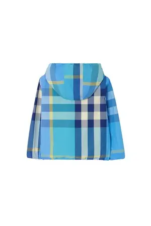 Burberry Reversible Check Nylon Hooded Jacket