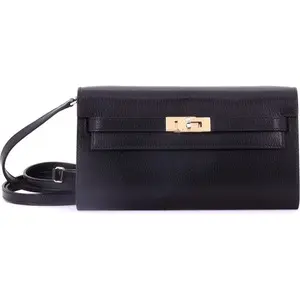 HERMES Kelly To Go Wallet Chevre Chamkila