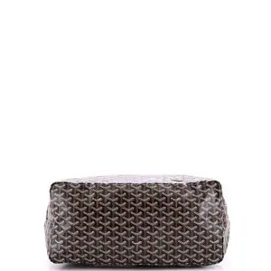Goyard Saint Louis Tote Coated Canvas Gm - Black