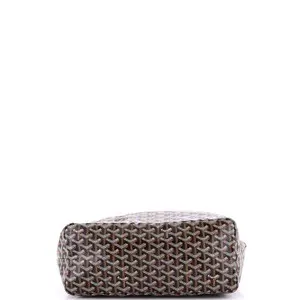 Goyard Saint Louis Pm Coated Canvas Tote - Black