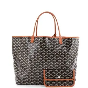 Goyard Saint Louis Reversible Tote Coated Canvas And Printed Canvas Gm
