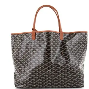 Goyard Saint Louis Reversible Tote Coated Canvas And Printed Canvas Gm