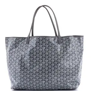 Goyard Saint Louis Gm Tote Coated Canvas - Grey