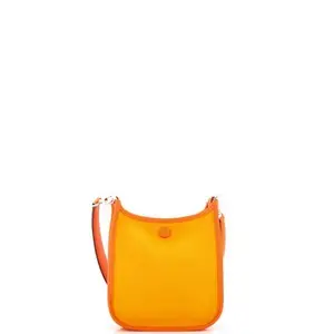 Hermès Neo Evelyne Bag Toile And Leather Tpm - Orange